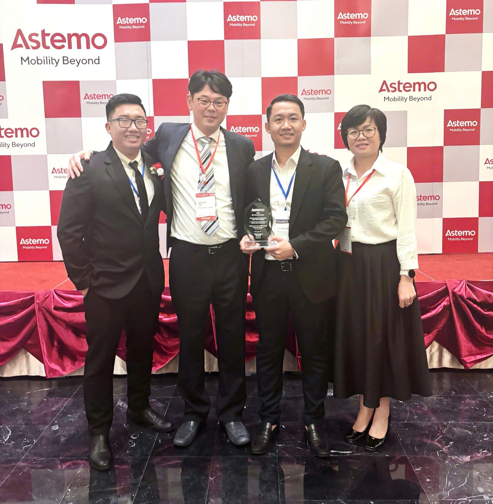 VPIC RECEIVES 2024 ASTEMO’S BEST QUALITY SUPPLIER AWARD
